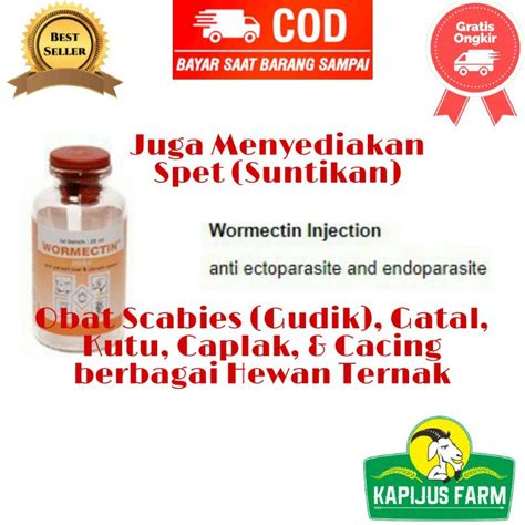 Jual Wormectin Obat Gudik Scabies Obat Gatal Shopee Indonesia