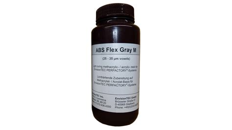 Abs Flex Gray M Envisiontec Grey Abs Flex M 3d Printer Resin Rs