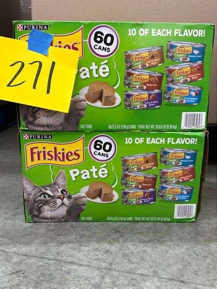 2 Boxes Of Friskies Cat Food Earls Auction Company