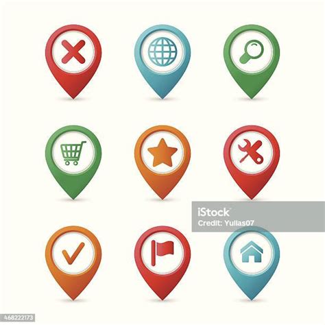 맵 핀 아이콘 구에 대한 스톡 벡터 아트 및 기타 이미지 구 메뉴판 밀기 Istock