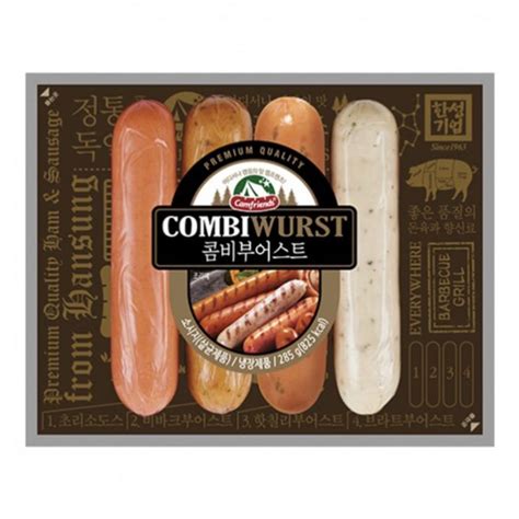Original 콤비부어스트 Hansung Combi Wurst ไส้กรอกรวม 285g Th
