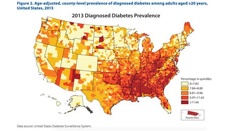 Map Of Diabetes Rates In The Us Business Insider