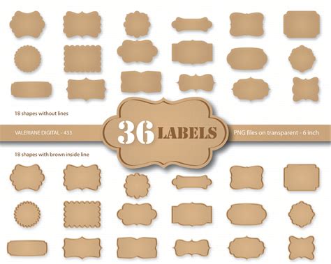 17 Label Templates Clip Art Images Free Label Frames Clip Art Label