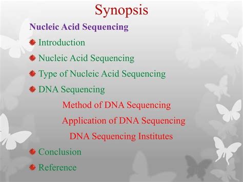 Protein And Nucleic Acid Sequencing Ppt