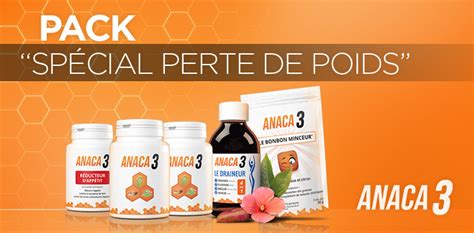 Le pack spécial perte de poids Anaca3 un pack complet minceur Régime21
