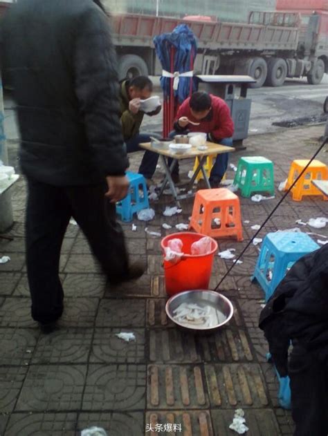 杭州蕭山區衙前鎮早攤鋪成堆 每日頭條