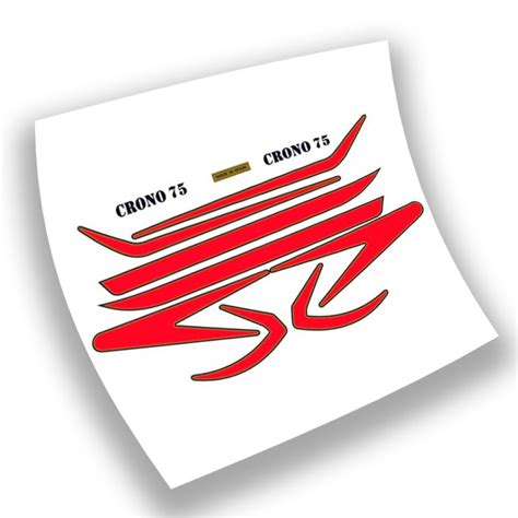 Adesivi Per Moto Montesa Crono 75 Set Di Adesivi Bianco Star Sam
