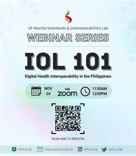 Iol 101 Digital Health Interoperability In The Philippines Up Alumni Website