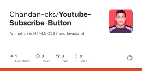GitHub Chandan Cks Youtube Subscribe Button Animation In HTML5 CSS3
