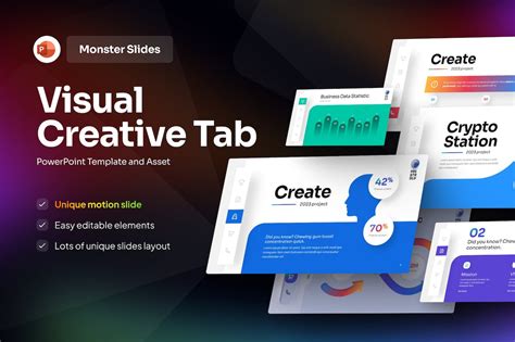 视觉创意选项卡 Ppt模版 Pptx 云瑞设计