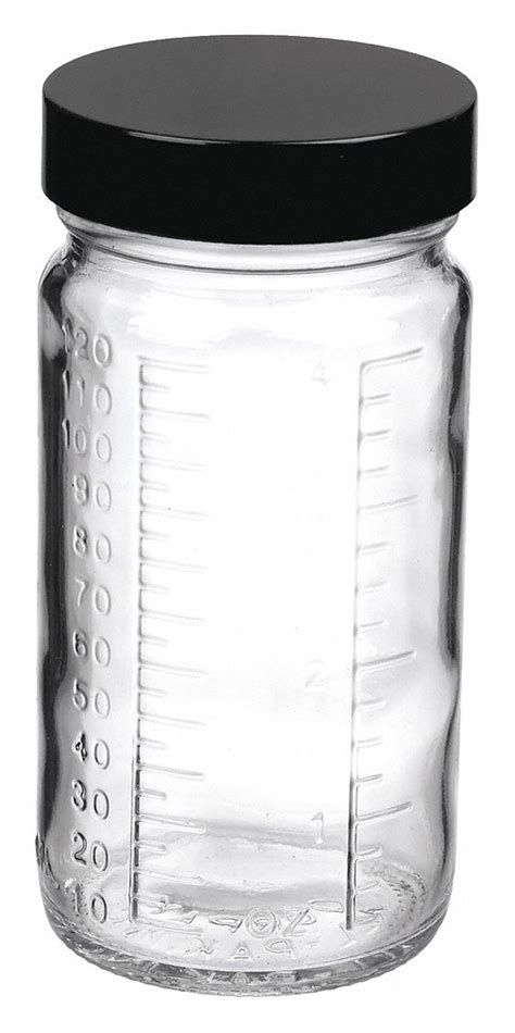 Glass 120 Ml Capacity Ml Beaker Bottle 3trh8glc 01523 Grainger