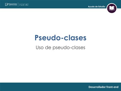 uso de pseudo clases