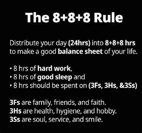 Vinay Tiwari On Linkedin The 888 Rule
