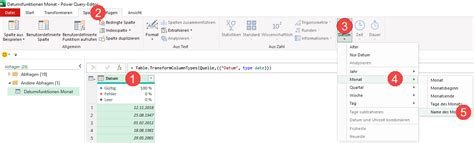 power query datumsfunktionen monat excelhero