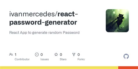 Github Ivanmercedesreact Password Generator React App To Generate