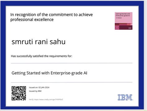 Smruti Rani Sahu On Linkedin Ibm Ai Enterpriseai