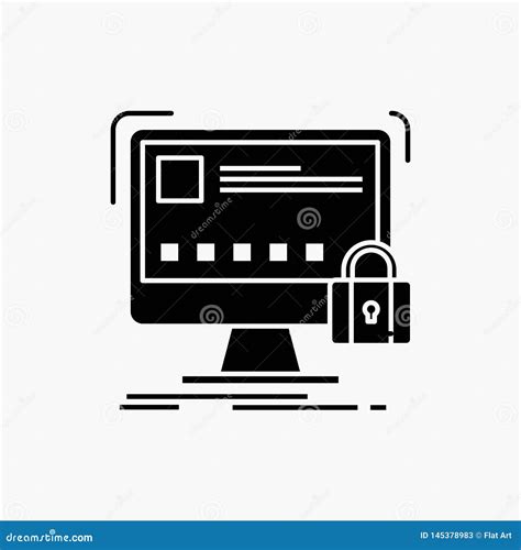 Proteja Protecci N Cerradura Seguridad Icono Seguro Del Glyph