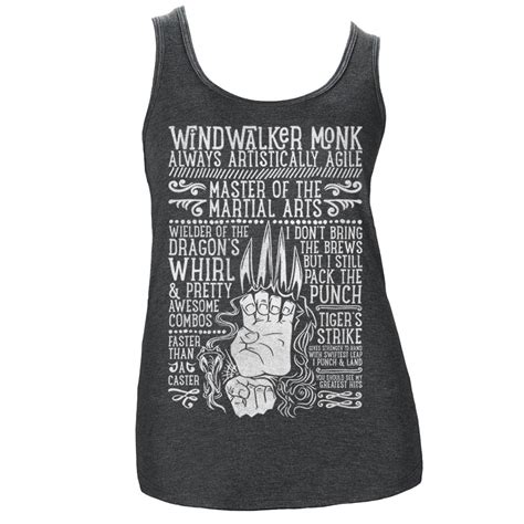 Windwalker Monk Class Ladies Tank Top Realm One