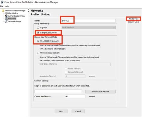 Configure Secure Client Nam For Dot1x Using Windows And Ise 32 Cisco