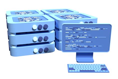 Cloud Data Center With Hosting Servers Computer Technology Network