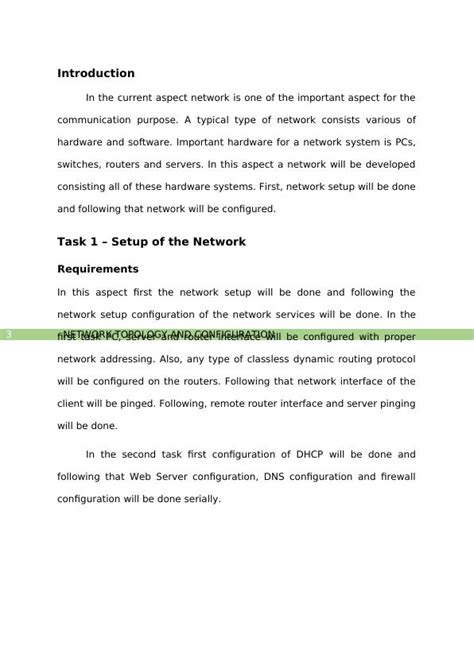 Network Topology And Configuration