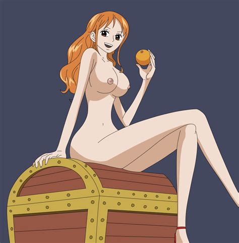 Rule 34 Artist Request Breasts Female Female Only Nami One Piece Orange Eyes Orange Hair Post