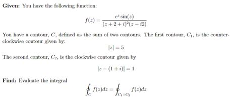 Solved Given You Have The Following Function Chegg Com