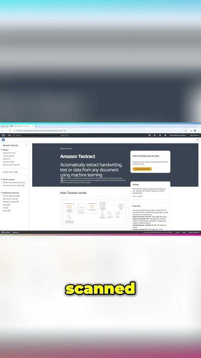 Amazon Textract Tutorial Extract Data From Documents Easily Youtube