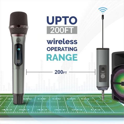 Digimore D 340 Wireless Microphone Only For Mic Input Uhf Metalabs Dynamic Handheld