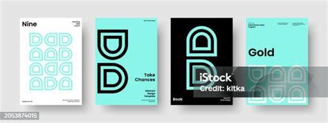 Desain Brosur Modern Template Laporan Terisolasi Tata Letak Poster
