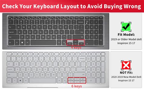 Funda De Teclado Para Dell Inspiron 15 3000 5000 7000 15 6 Dell G3 G5
