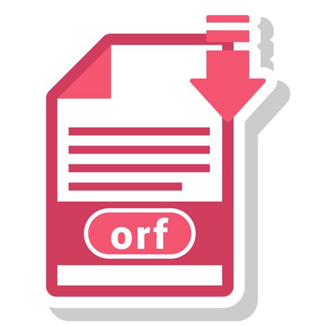 Document File Format Orf Icon Download On Iconfinder