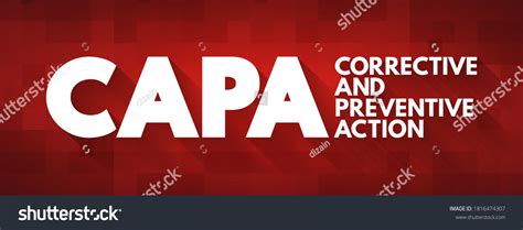 Capa Corrective Preventive Action Consists Improvements Stock Vector Royalty Free