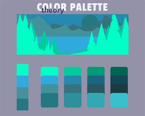 premium vector hotpink deeppink darkviolet mediumblue color palette