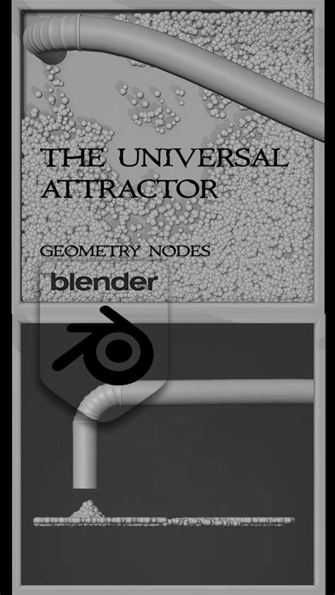 Universal Attractor Being Very Tidy In Geonodes Rblender
