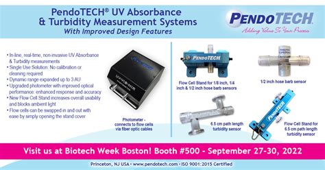 Pendotech Experience Less Disruption To Bioprocessing