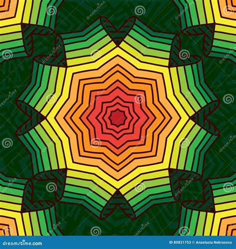 Classic Reggae Color Music Background Vector Illustration
