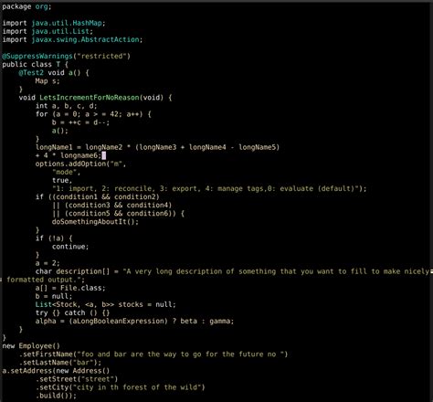 semantic lexer based indent region function in emacs