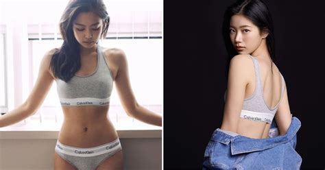 BLACKPINK S Jennie And LE SSERAFIM S Kazuha Wore The Same Calvin Klein