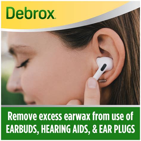 Debrox Ear Wax Removal Drops Gentle Microfoam Ear Wax Remover 05 Fl