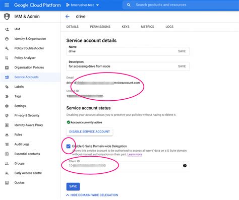 The Nodejs Drive API Service Account Impersonation And Async Iterators