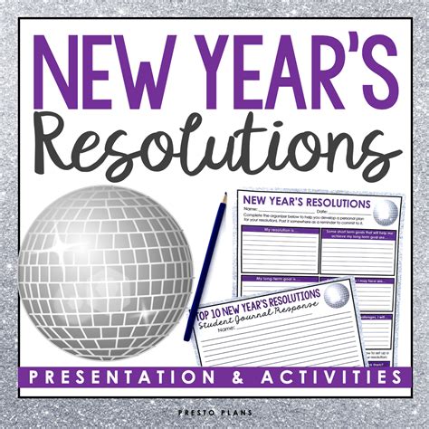 New Years Resolutions Goal Setting