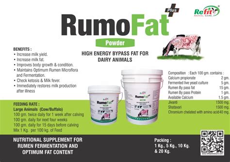 Rumofat Rumen Bypass Fat Supplement For Cattle In India