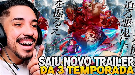 NOVO TRAILER DATA DE ESTREIA DA 3 TEMPORADA DE DEMON SLAYER