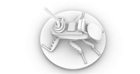 Cockroach Camera Drone For Tabletop Shadowrun Cyberpunk 3d Model 3d