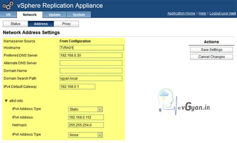 Vsphere Replication Deploy Vsphere Replication Appliance Part Vgyan In
