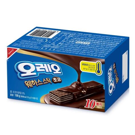 오레오 웨하스 스틱 초코2 920원 Oreo Oreo Wafers Bubble Gum Flavor