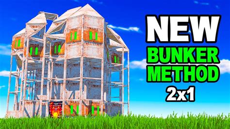 The Perfect Method 2x1 Expansion New Bunker Rust Base Design 2024 Youtube