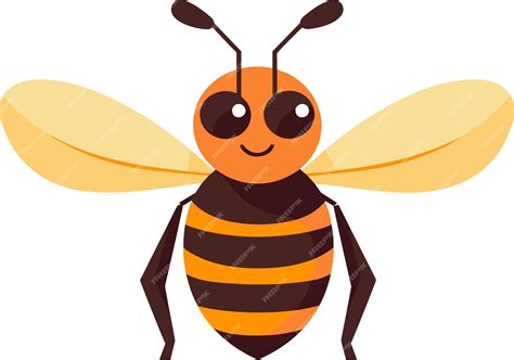 Premium Vector Cartoon Bee Vector Illustration On Isolated Background