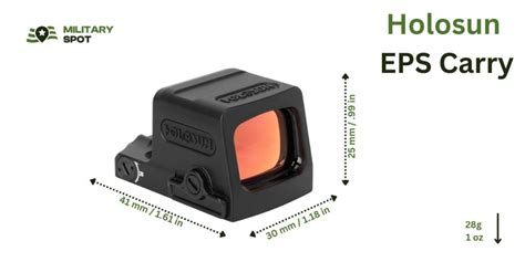Holosun Eps Carry In Detail Military Spot